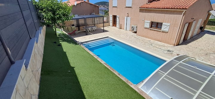Villa Familiale Avec Piscine, Proche Plages &Ville - L'Île-Rousse