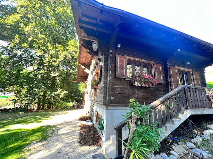 Dreamy Swiss Chalet On A River - Lausanne