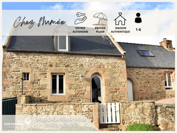 Maison De Vacance Bretonne - Jardin 6 Pers Famille - Trébeurden