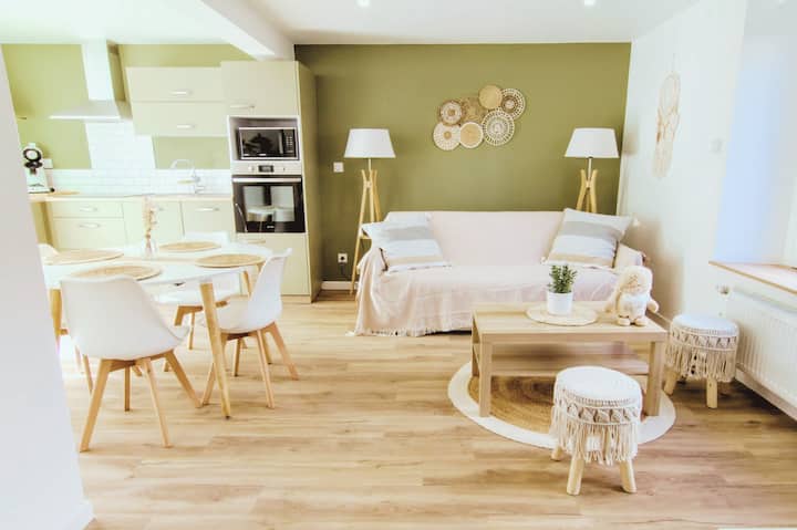 Maison Cosy Avec Terrasse Au Cœur De Munster - 曼斯泰