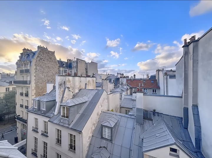 Studio Vue Toits Marais, Marché Des Enfants Rouges - Paris