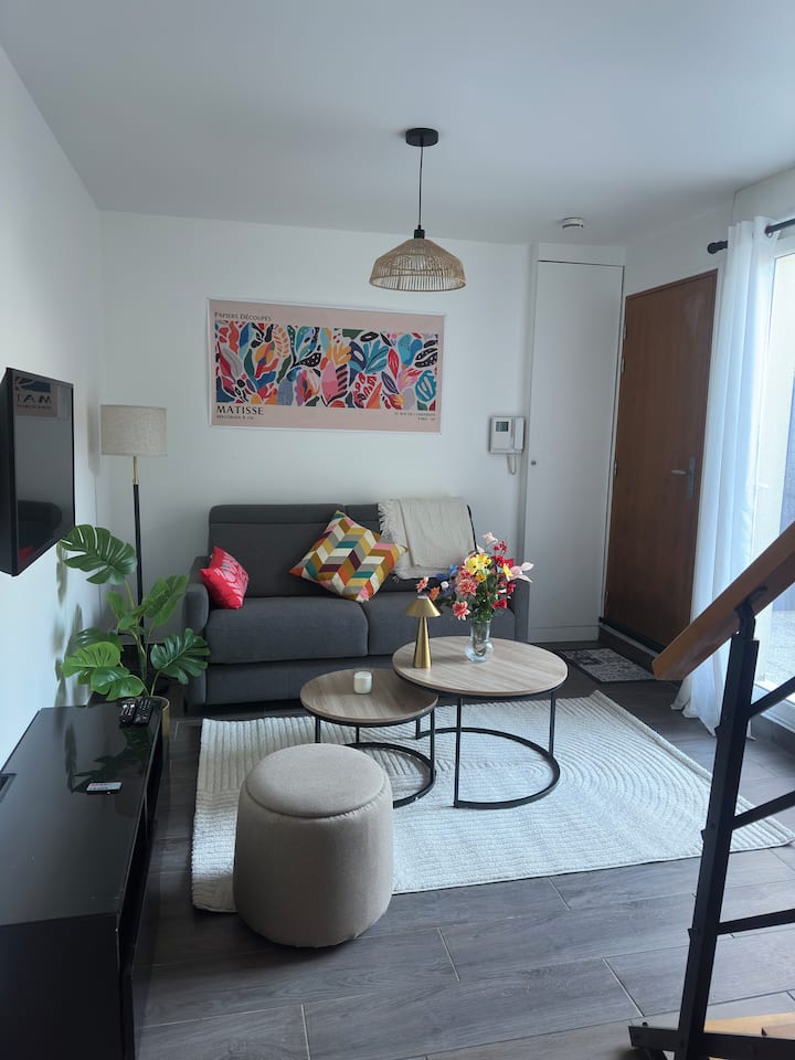 Duplex Moderne Avec 2 Terrasses, Portes De Paris - París
