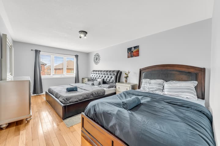 Modern 3br Stay In Brampton | 10 Mins To Airport - Brampton