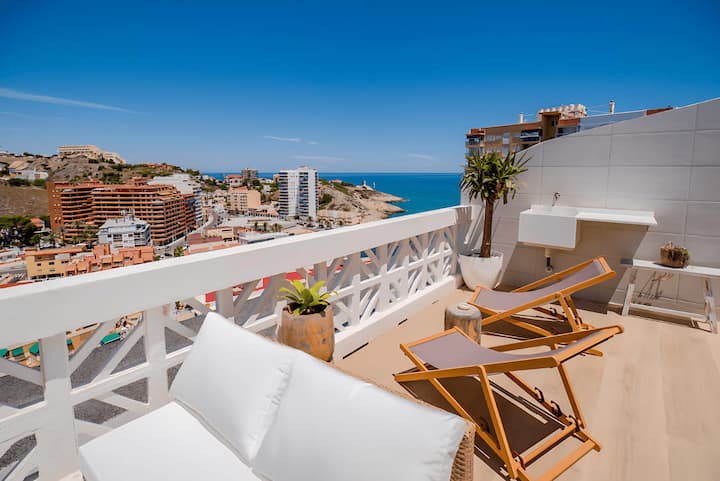 Terraza Relajante Vista Mar - Free Parking - Sueca