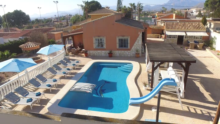 Luxury Villa With Private Saltwater Pool & Casita - El Campello