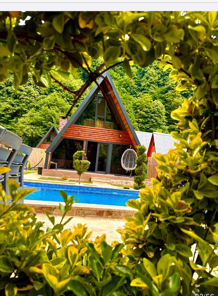 Doğanın Kalbinde Dere Kenarında Bungalov Evleri - Karasu