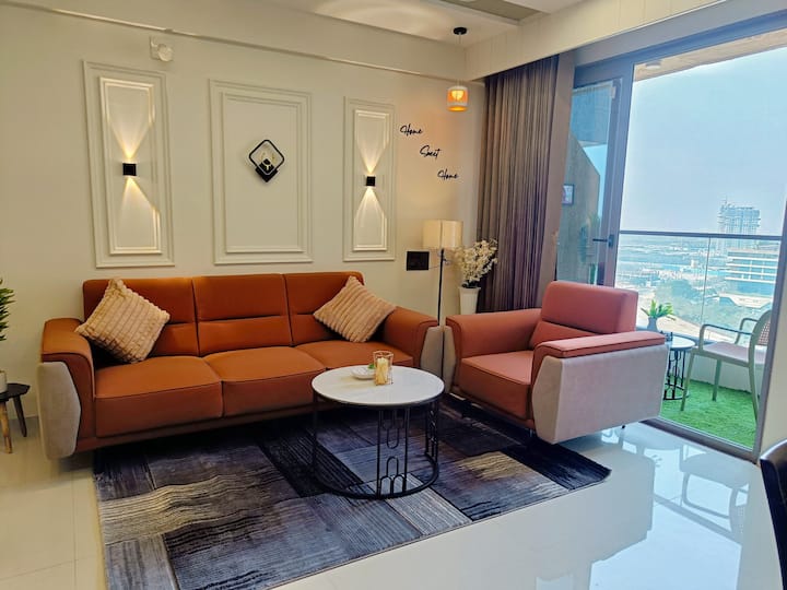 Casa-skyview Luxury Fully Furnished 2bhk Giftcity - Gandhinagar