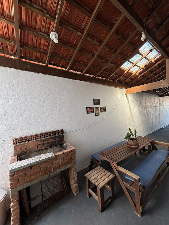 Casa Da Cate-praia 200 Metros-3 Quartos (1 Suite) - 