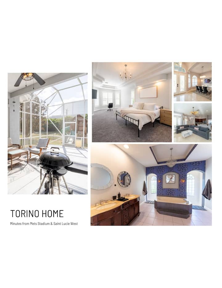 Sleeps 7 | Patio & Grill | Electric Fire Place - Port St. Lucie, FL