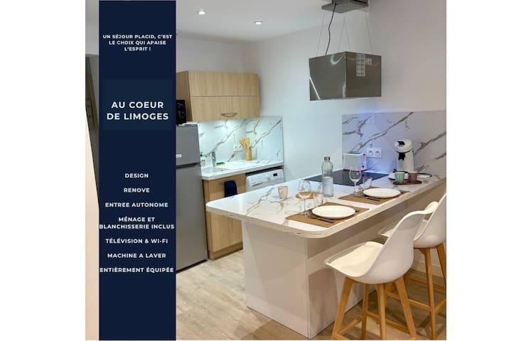 T2 Design & Rénové – Le Coeur De Limoges - Limoges