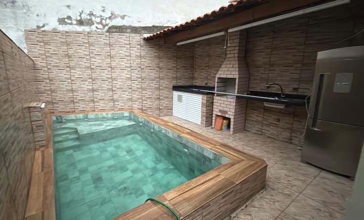 Casa Próx. Praia|piscina + Churras | ÓTimo Local - Praia Grande