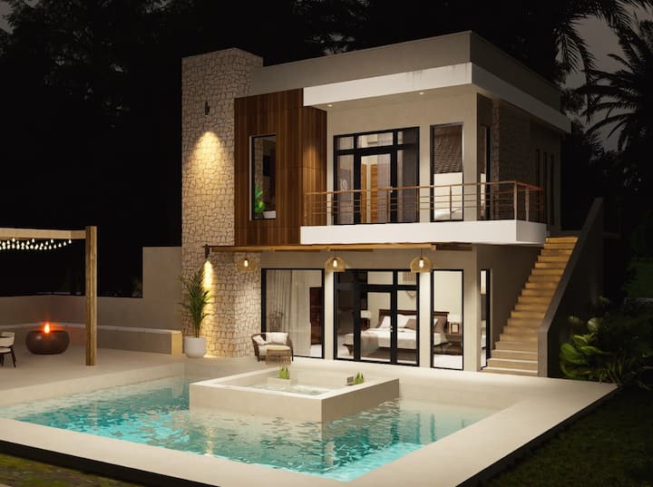 Luxury Jungle Jade Villa W/ Pool & Sunrise View - Belize