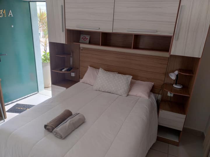 Suíte A, Ar Condicionado/ventilador/netflix/wi-fi - Jundiaí