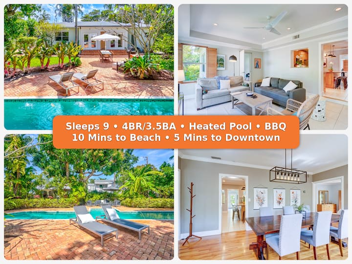 Luxe 4br/3.5ba W/ Heated Pool & 10 Mins To Beach - Palm Beach, FL