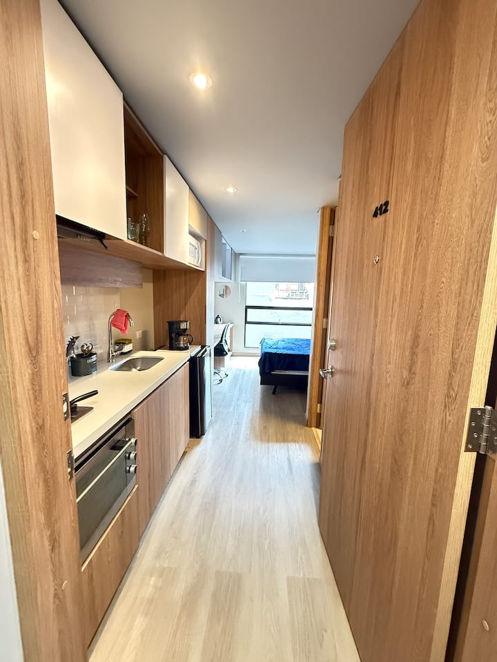 Apartaestudio Moderno, Nuevo Y Cómodo En Chapinero - Bogota