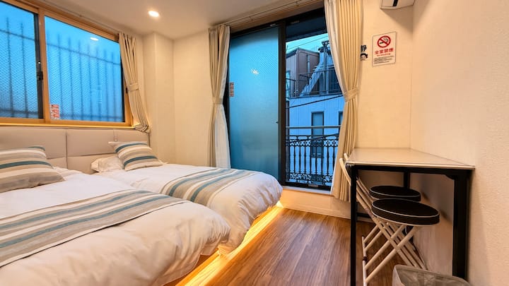 浅草静屋-别馆301/两房一厅/带露台 - Akihabara