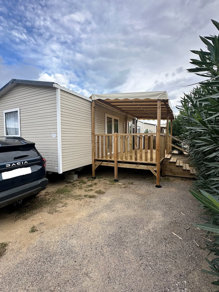 Bungalow 6/8 Pers Camping Canet-en-roussillon - Canet-en-Roussillon