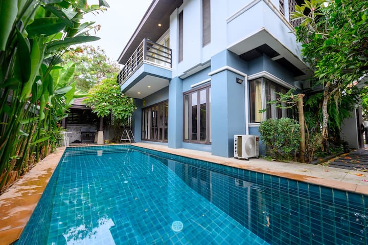 Chic & Relaxing Villa With Private Pool Access - Koh Samui