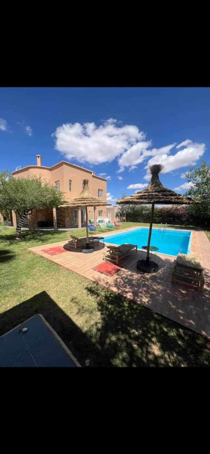 Villa 5 Chambres Piscine Avec Hammam - Marrakech