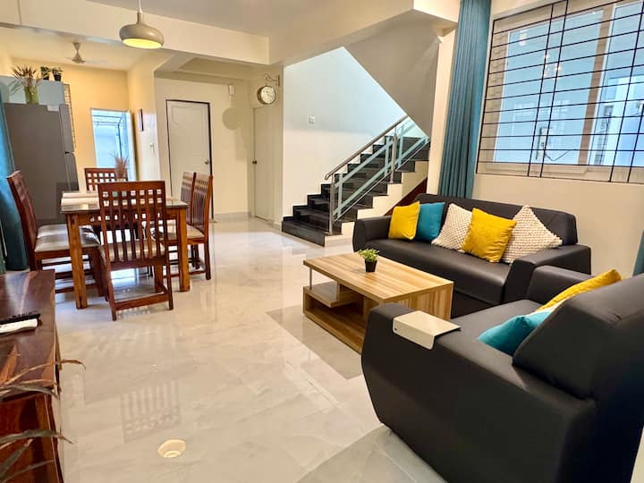 Casa De Lagoon - Stylish 3bhk Villa 6 Min To Beach - Goa