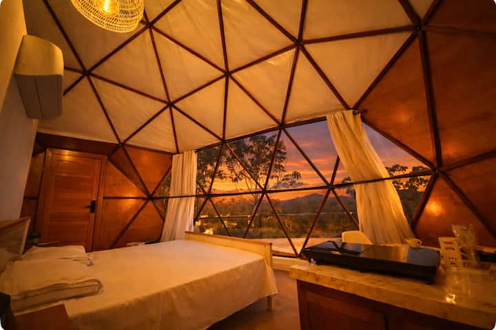 Magnífica Cabana Domo Com Vista Deslumbrante - Brazil