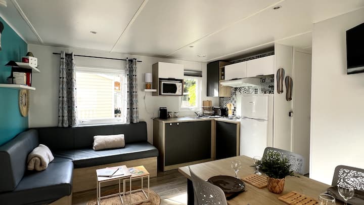 Mobile Home - Plage Des Casernes - 3 Chambres - Soustons