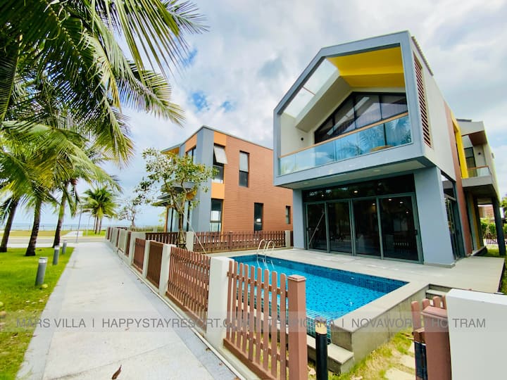 Mars Villa 3 Bedrooms Private Pool Beach View - Bình Châu