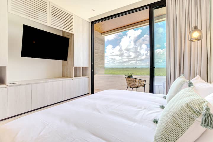 Oceanfront Studio With Pool - Puerto Morelos