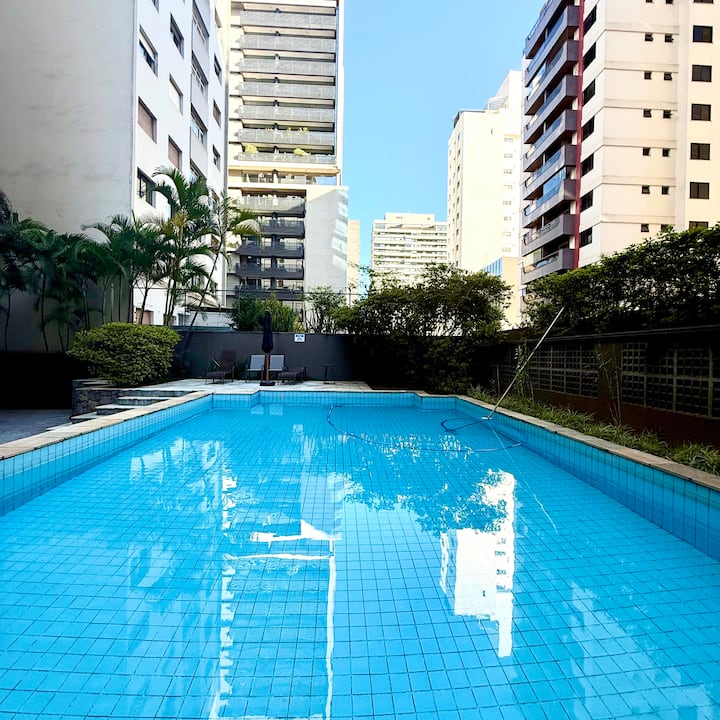 Ap 07º Cristiano Viana | Academia | Piscina Sauna - Pinheiros
