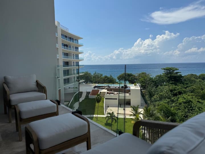 Beautiful New Flat With Ocean View & Amenities - Cozumel
