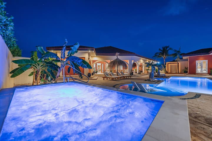Luxury Villa|2 Min Eagle Beach|gym|pool |Jacuzzi - Aruba
