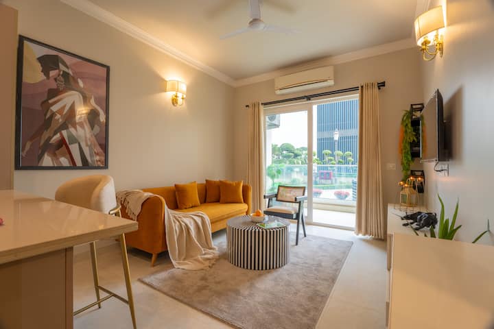 The Upper House Apartment|pool|wshingmchn|sit Out| - Sohna