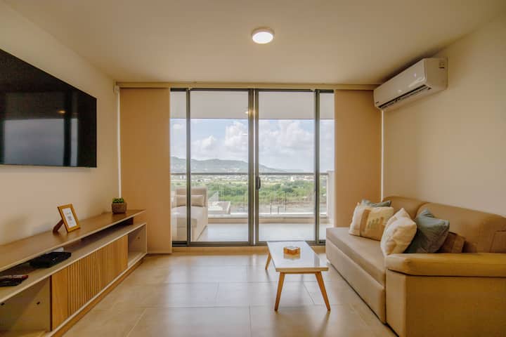 3bed2bathbalcony- Beach View B/quilla-pto Colombia - Puerto Colombia