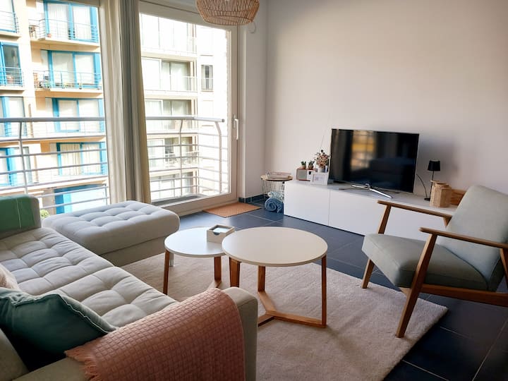 Knus 2 Slk.appartement - Rustig - Vlakbij Zee - De Panne
