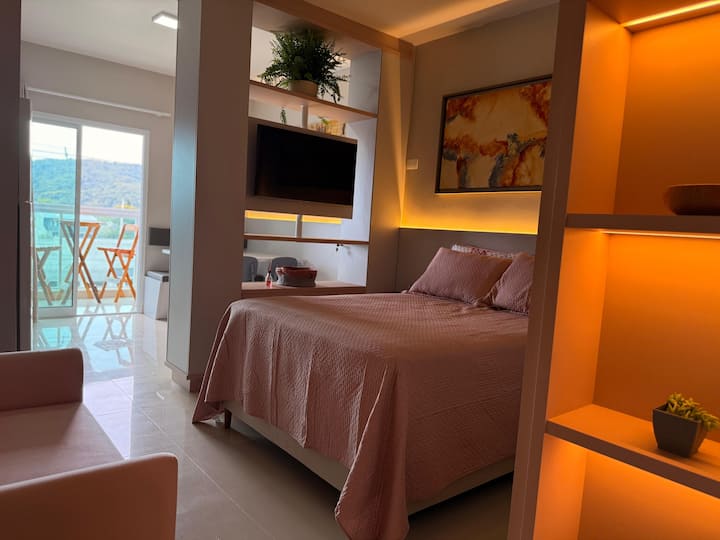 Refúgio Maré Rosa – Studio Amplo E Sofisticado - Matinhos