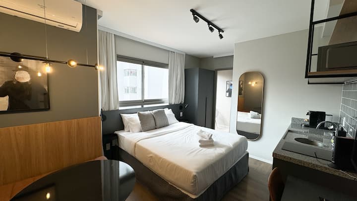 Studio Moderno A Menos De 500m Do Allianz Parque - Brasil