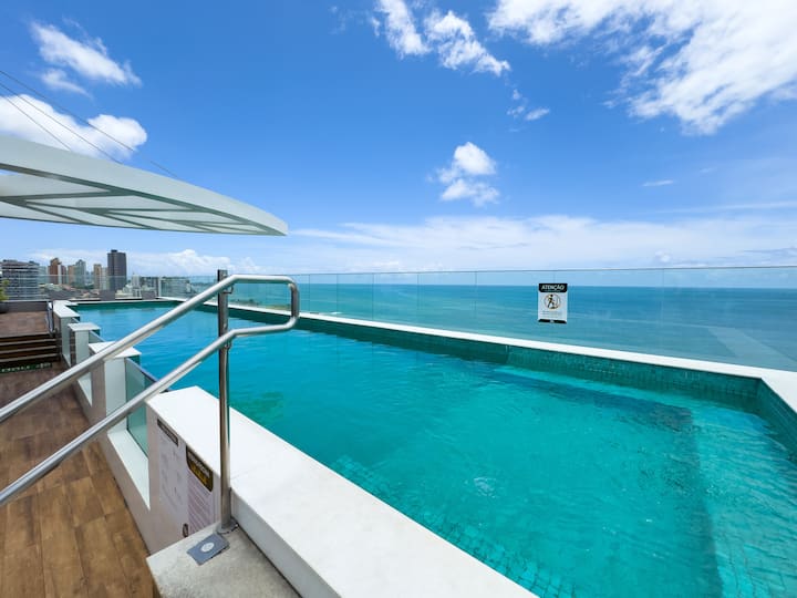 Apt (9) Na Barra, Frente Mar, Ao Lado Do Farol - Barra