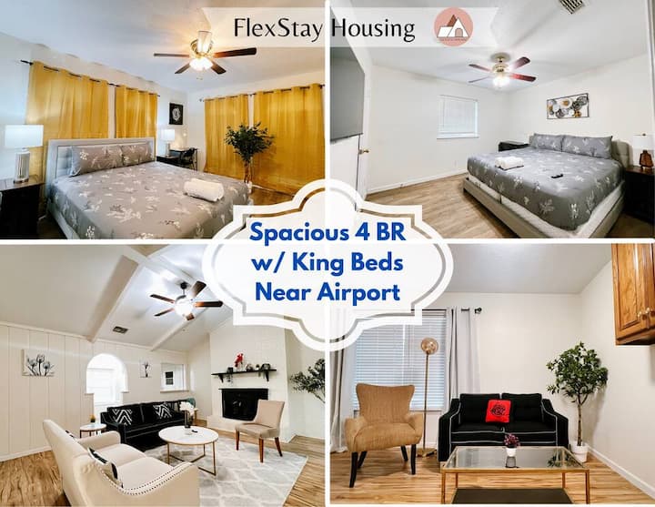 3 King/2 Twin Home Near Airport - Irving, TX