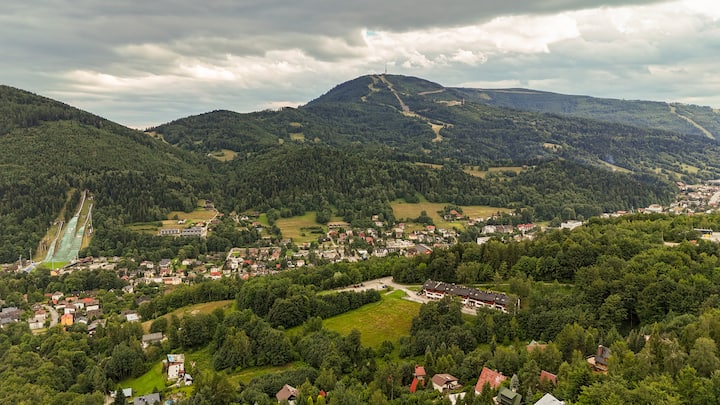 Bike & Ski / Kominek, Sauna, Taras - Szczyrk