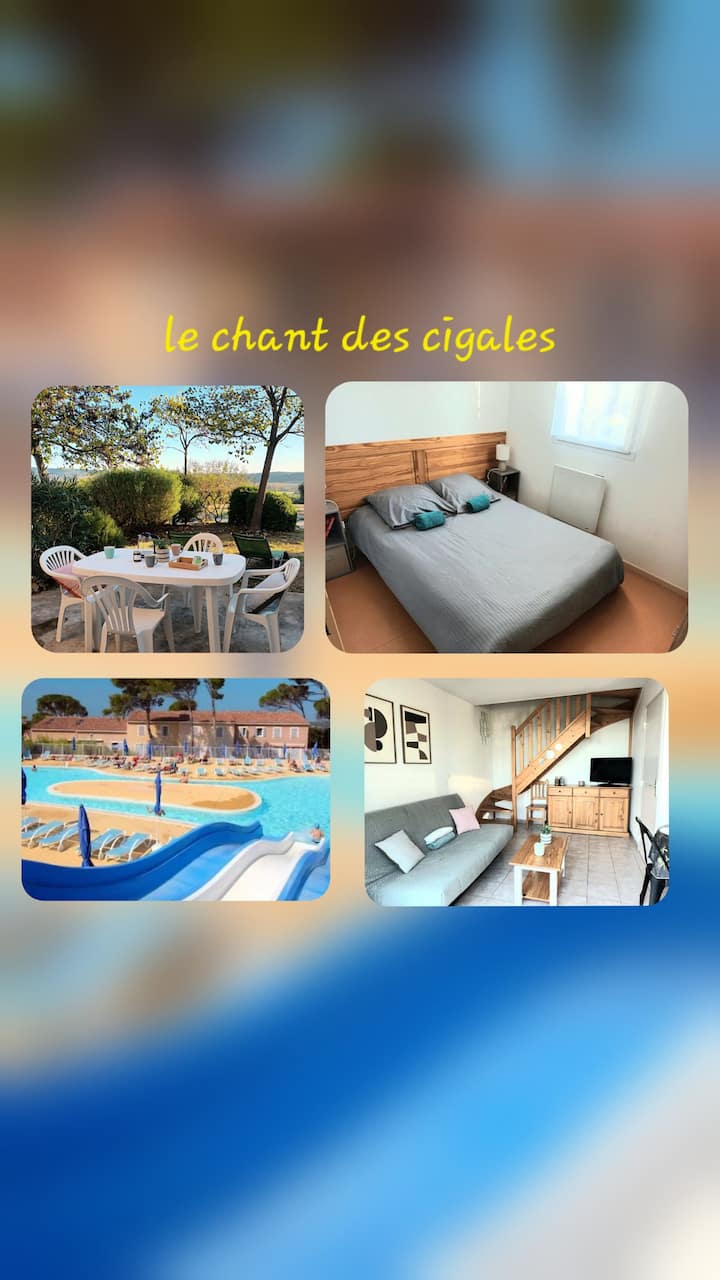 Maison 2 Chambres 4-6 Pers
Le Chant Des Cigales - Calvisson