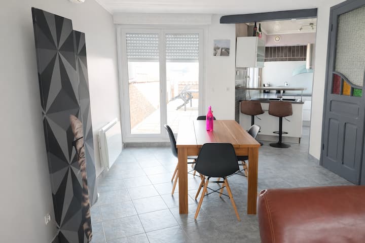 Logement Spacieux 90m2 + Terrasse à Brouckerque - Loon-Plage