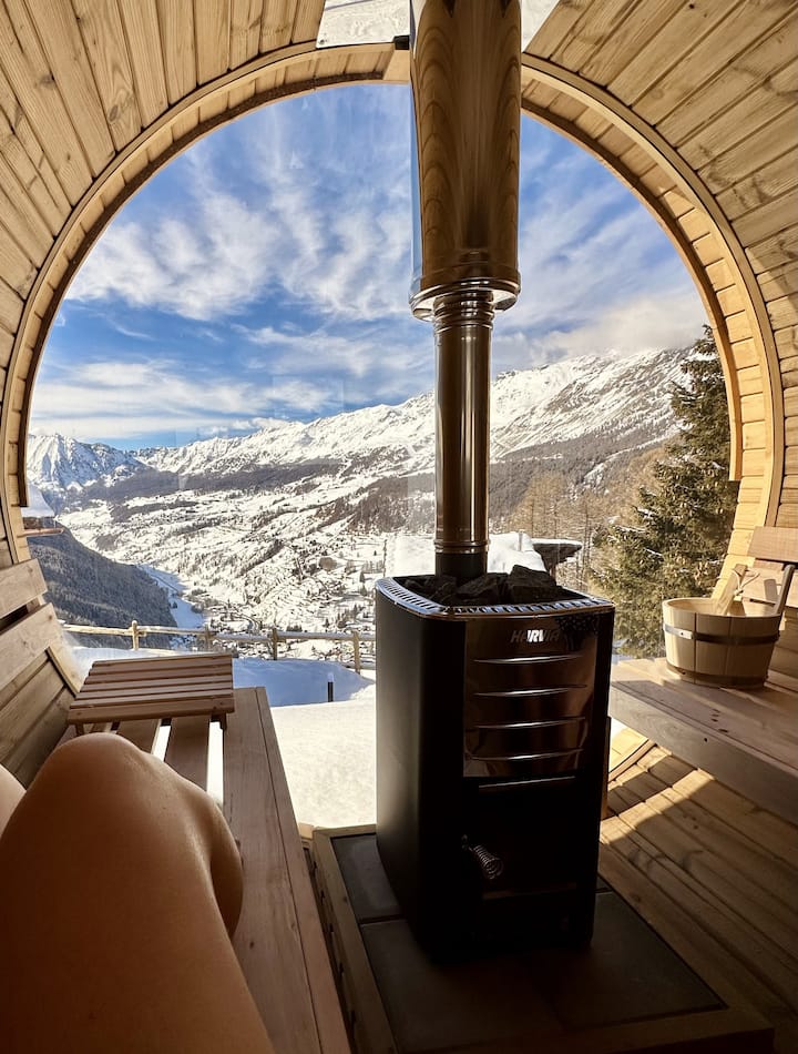 Chalet Paradise Champoluc |Ski-in, Sauna, Sleeps 6 - Gressoney-Saint-Jean