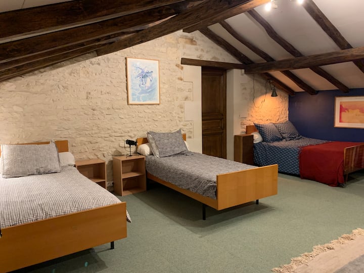 Grand Logement Chez L'habitant 10 Personnes Cognac - Cognac