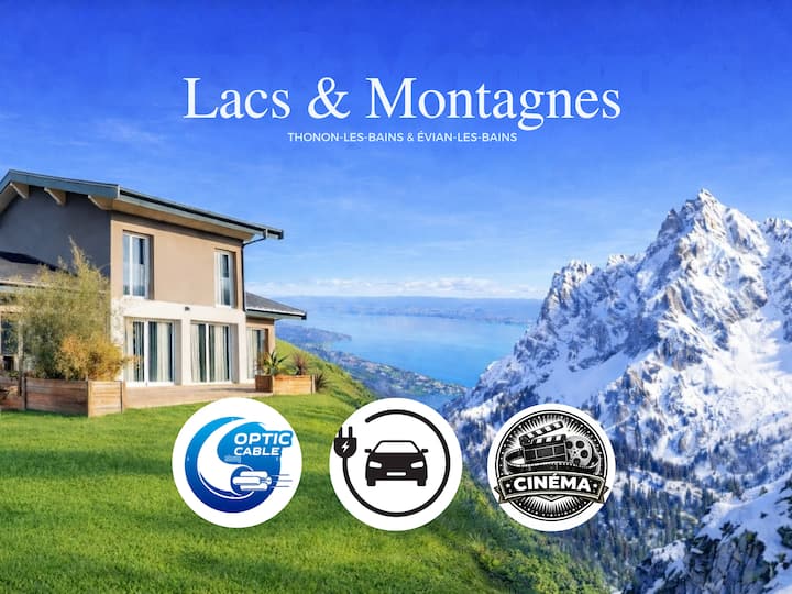 Villa D'architecte /Borne Ve/ Ambiance Cinéma - Thonon-les-Bains