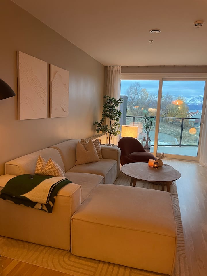 Lys Og Moderne Leilighet Med Utsikt På Reinen! - Tromsø