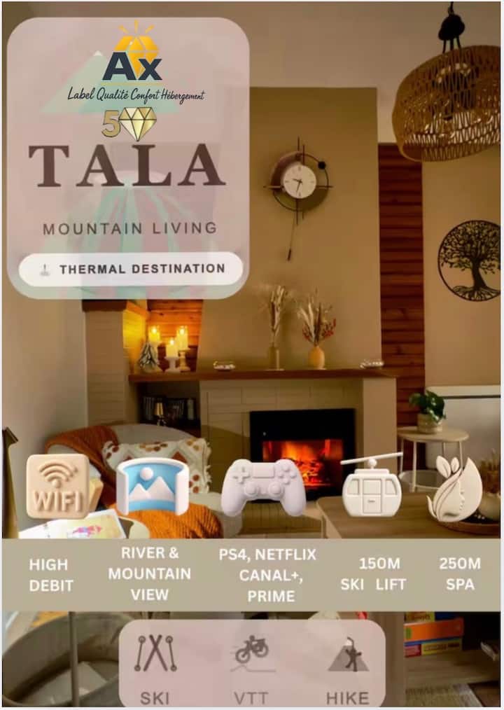 «&nbsp;Tala&nbsp;» Qualité Confort Hebergement 5 Diamants - Ax-les-Thermes