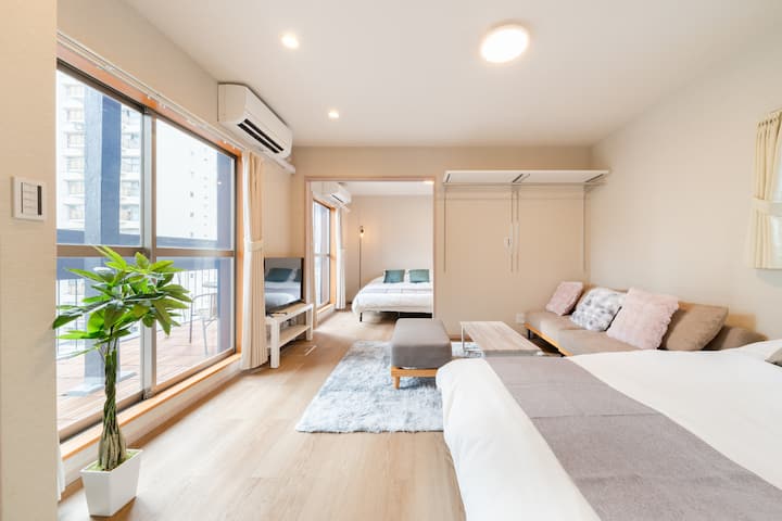 駅から15秒/池袋の隣/山手線、丸ノ内線利用可能/快適東京観光/開放的なルーフバルコニー/e501 - Tokyo