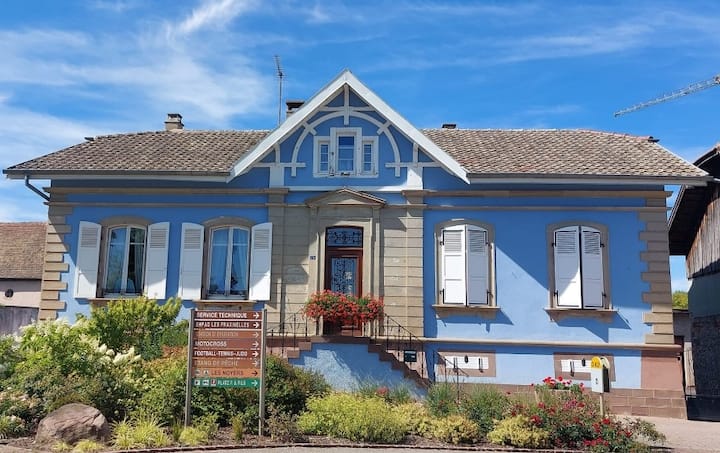 La Maison Bleue, Gîte Au Cœur Du Vignoble - Riquewihr