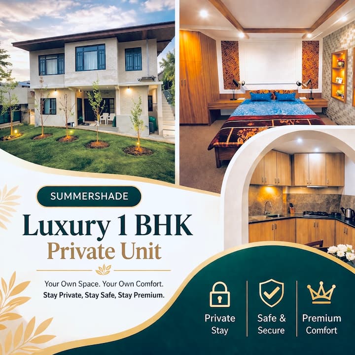 Luxury 1bhk At Summershade • Alcohol-free Retreat - Srinagar