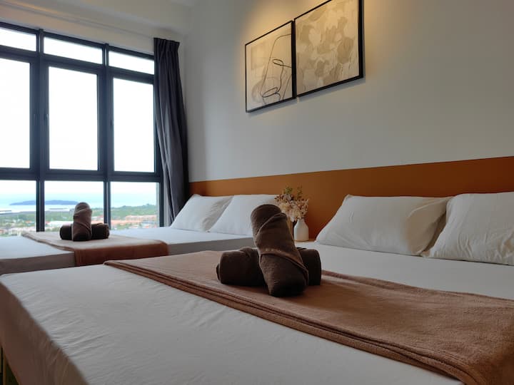 K Avenue Comfort Suite (5 Mins To Airport) - Kinarut